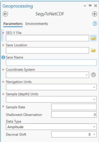 SEG-Y To GIS Conversion Tool