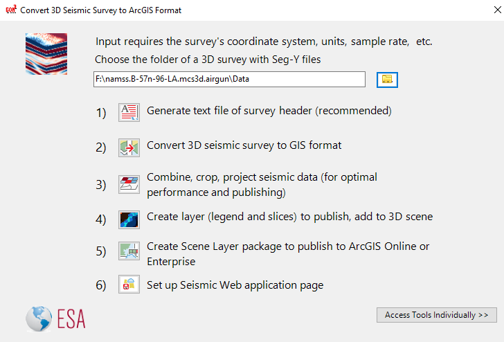 SEG-Y To GIS Tools